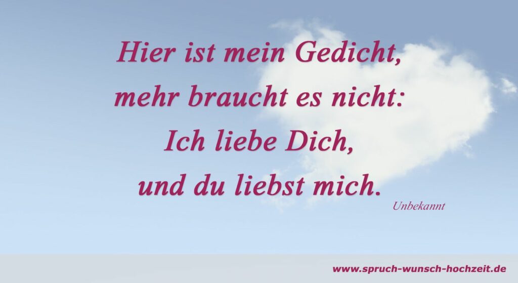 Sprüche für Verliebte und über die Liebe